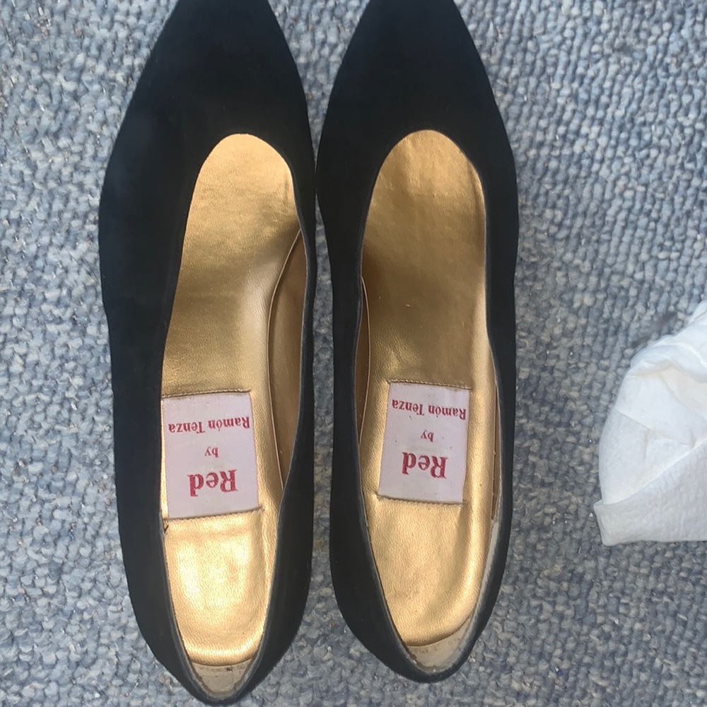 Ramon Tenza Vintage Low Pump With Gold Tigers!!! - Gem